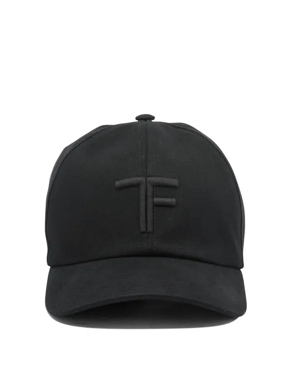 TOM FORD Baseball Cap With Logo - Black