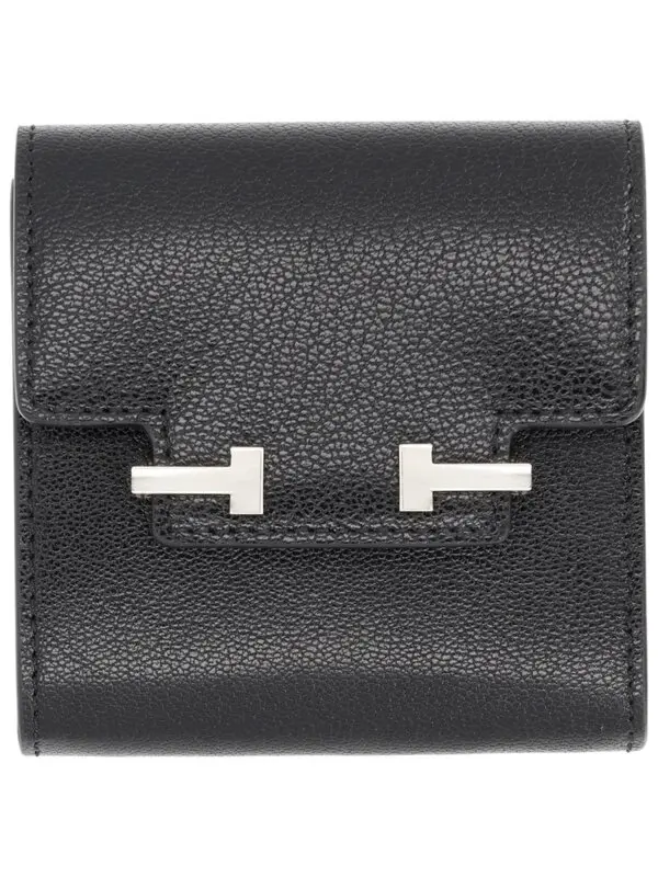 TOM FORD Leather Card Holder - Black