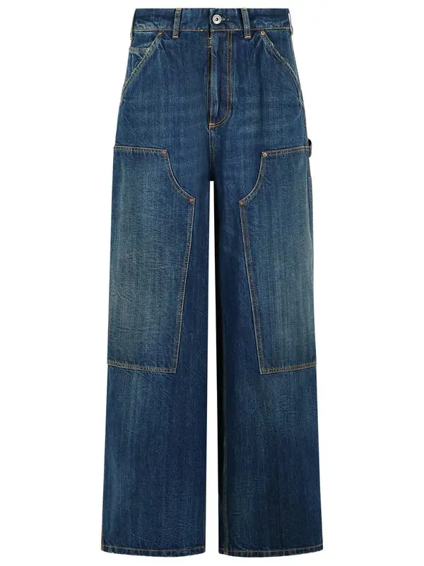 MAISON MARGIELA Cotton Carpenter Jeans - Blue