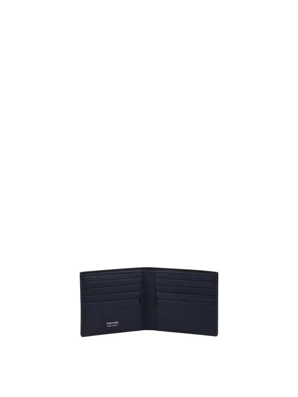 TOM FORD Crocodile Print Leather Wallet