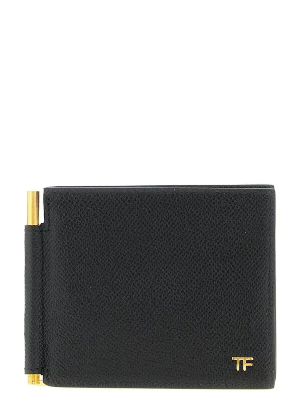 TOM FORD Small Grain Wallet - Black