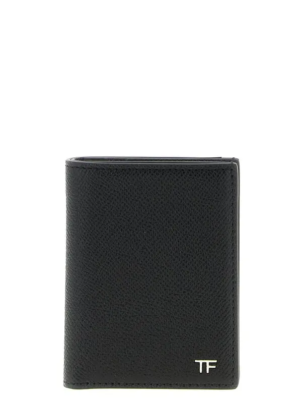 TOM FORD Foldable Card Holder - Black