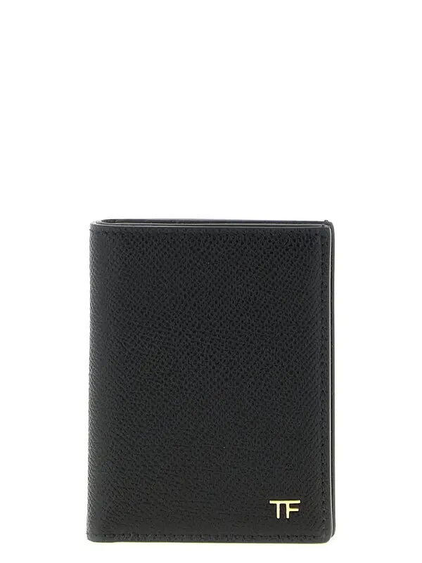 TOM FORD Foldable Card Holder - Black
