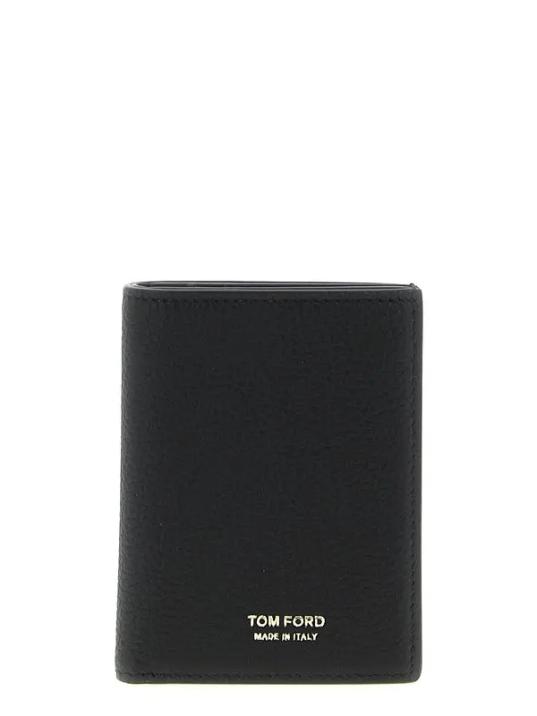 TOM FORD Foldable Card Holder - Black