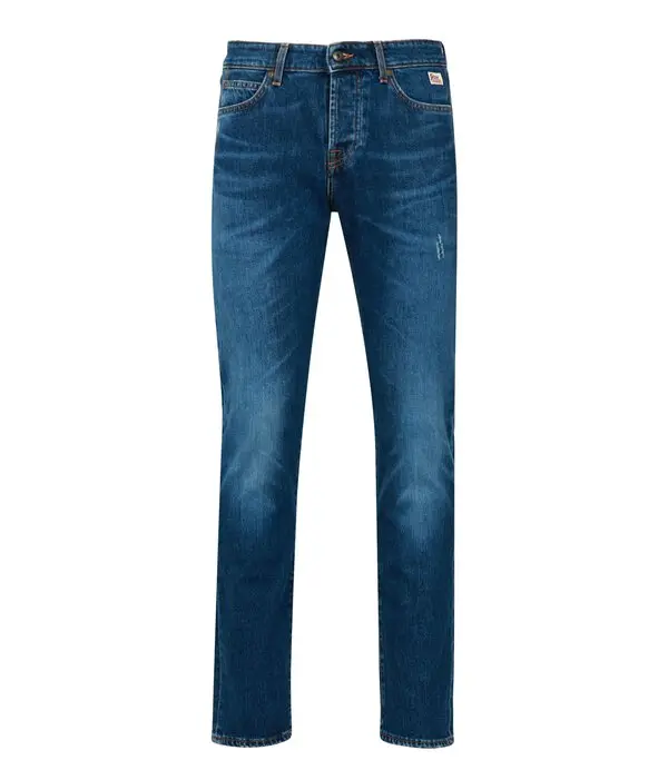 ROY ROGER'S Straight Leg Jeans - Medium Denim