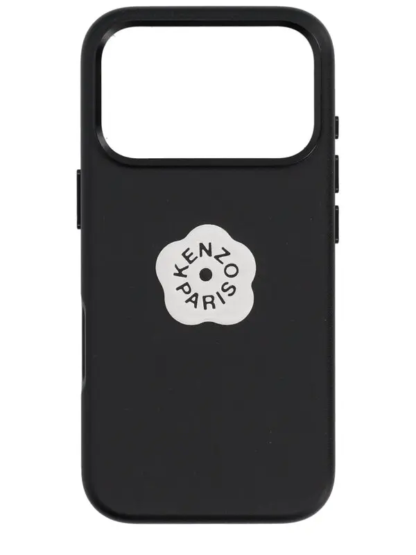 Kenzo Case For Iphone 17 Pro 'boke Flower 2.0 - Black