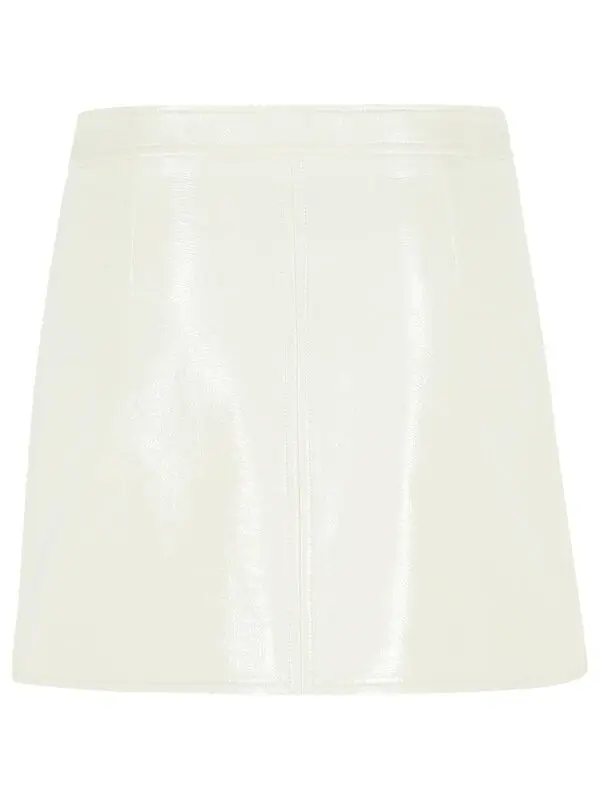 COURREGES Reedition Polyester Blend Miniskirt - White