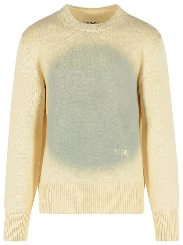 MAISON MARGIELA Cotton-blend Sweater - Ivory