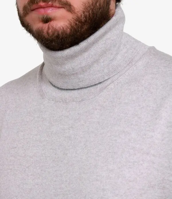 FAY Turtleneck Sweater - Grey