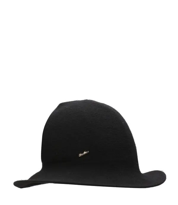 Borsalino Wool Cashmere Blend Hat - Black