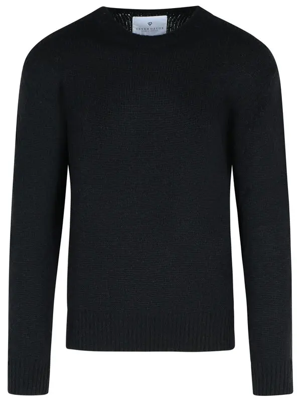 SEVEN GAUGE Alpaca Blend Sweater - Black