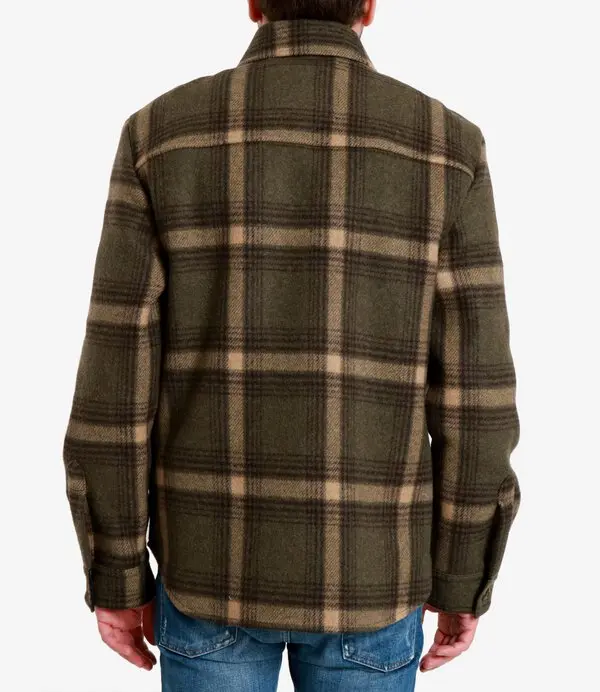 FAY Wool-blend Plaid Shirt