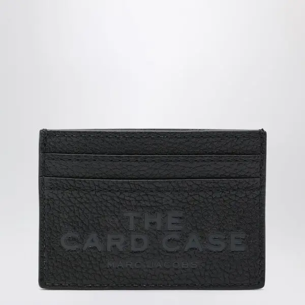Marc Jacobs Full Grain Leather Cardholder - Black