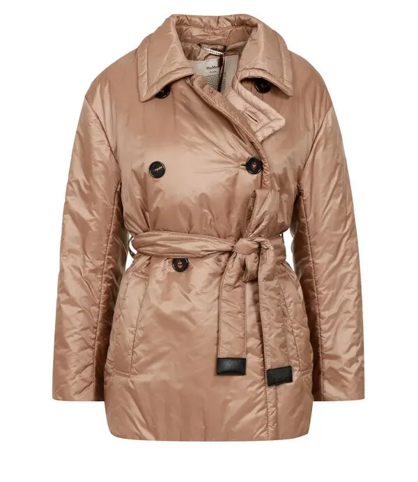 Max Mara Iridescent Canvas Coat