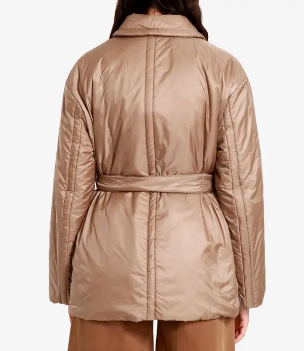 Max Mara Iridescent Canvas Coat