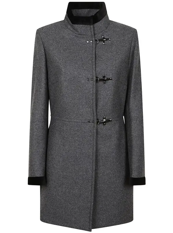 FAY Virginia 3 Ganci Coat - Grey