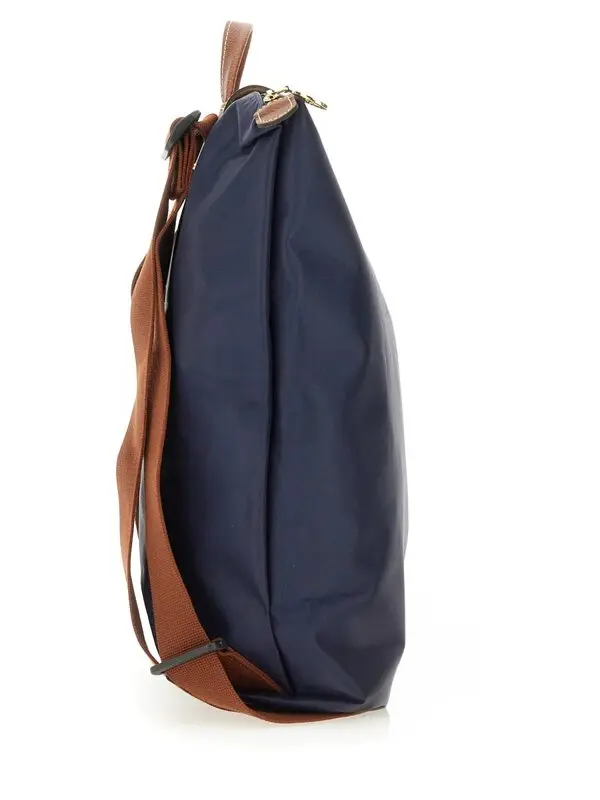 Longchamp Le Pilage Original Backpack - Blue | Editorialist
