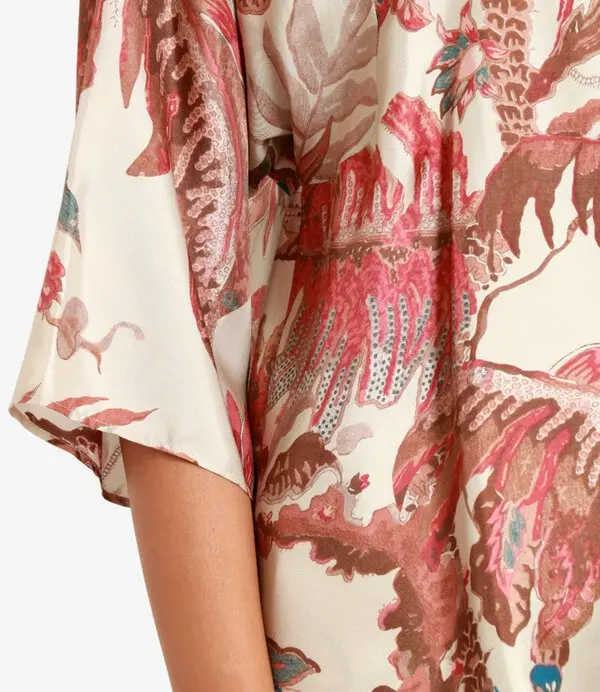 Max Mara Printed Silk Top