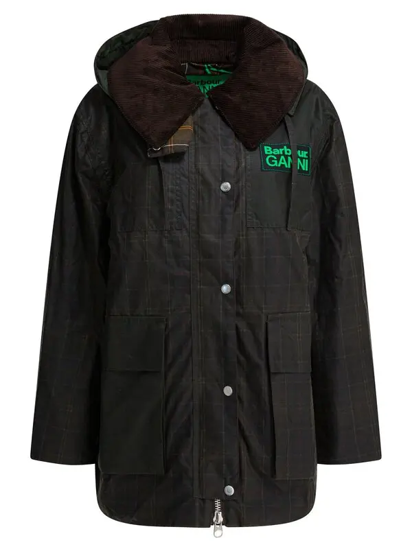 Barbour X Ganni Waxed Jacket