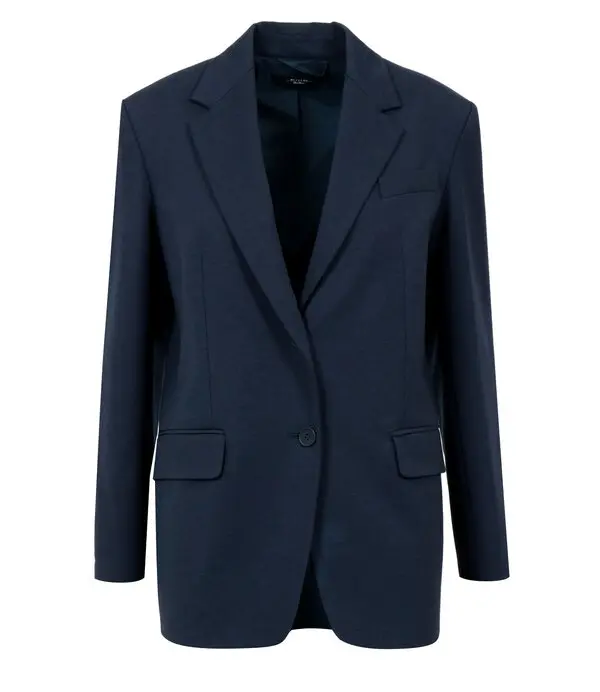 Max Mara Single-breasted Blazer - Blue
