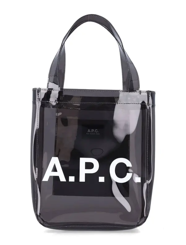 A.p.c. Lou Pvc Tote - Anthracite