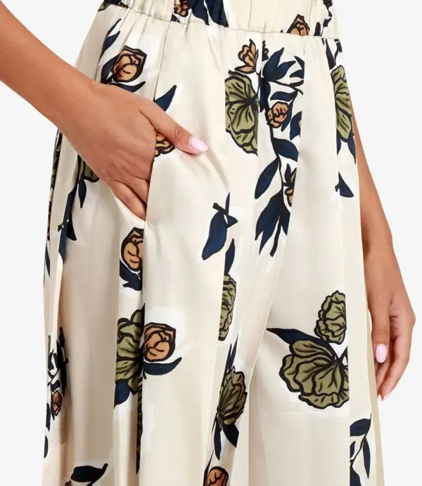 Max Mara Printed Twill Skirt