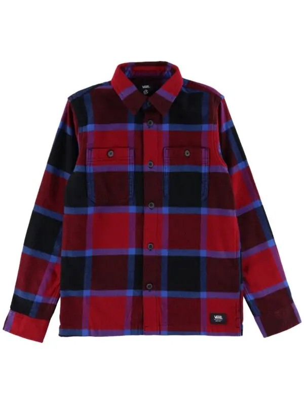 VANS Flannel Shirt With Logo
