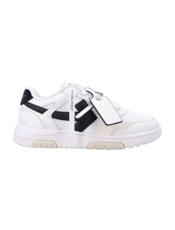 Off White Slim Out Of Office Sneakers - White