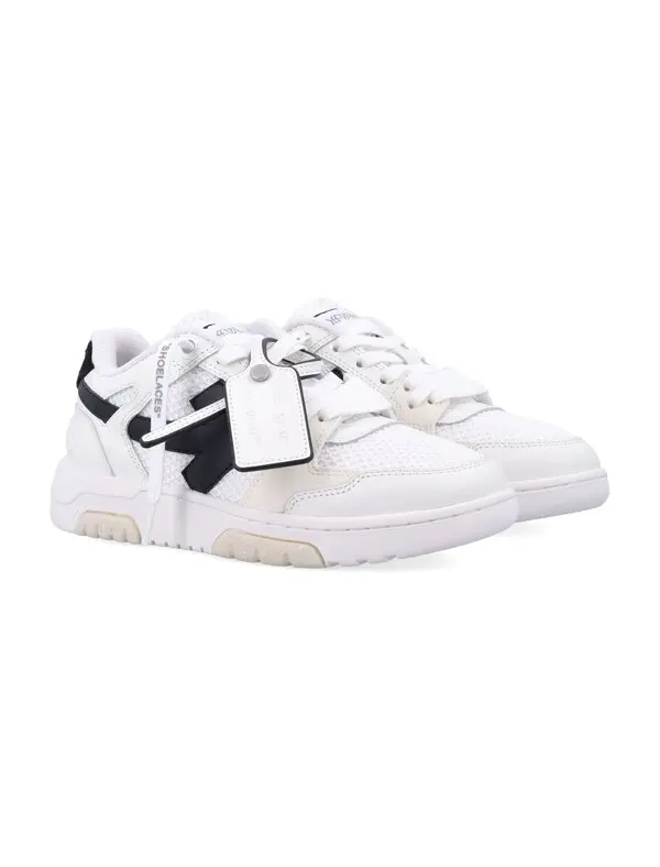 Off White Slim Out Of Office Sneakers - White