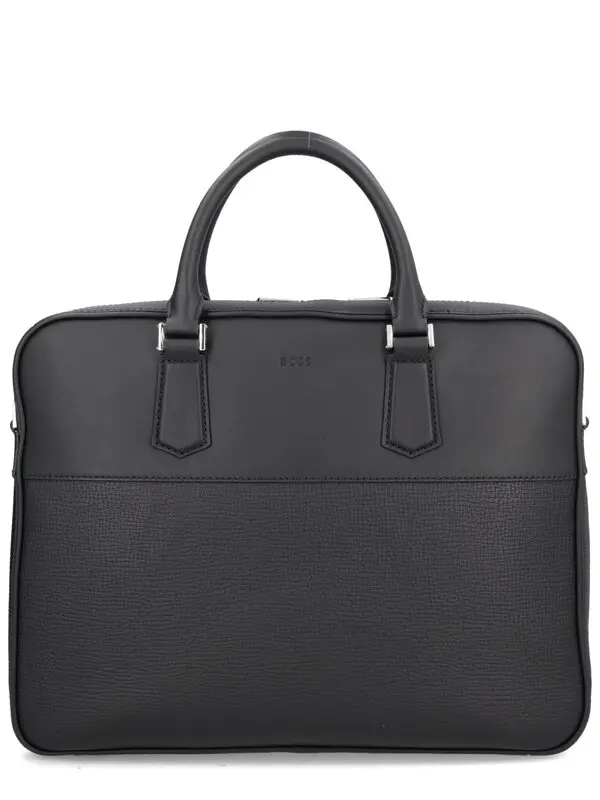 BOSS Leather Briefcase