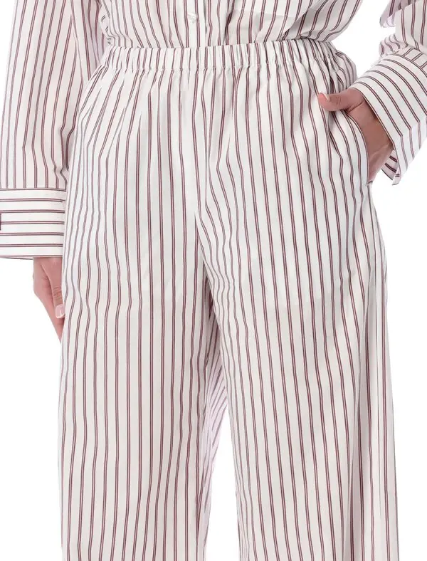 BY MALENE BIRGER Striped Cotton Trousers