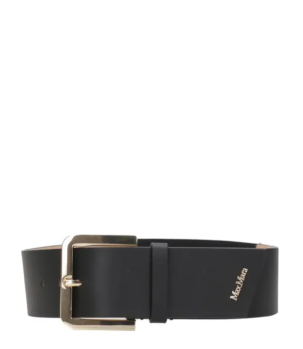 Max Mara Leather Belt - Black
