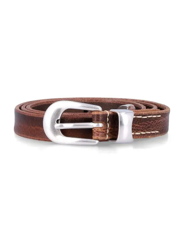 Our Legacy Leather Belt - Brown