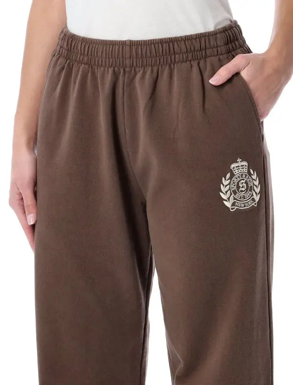 SPORTY & RICH Ny Crest Sweatpants