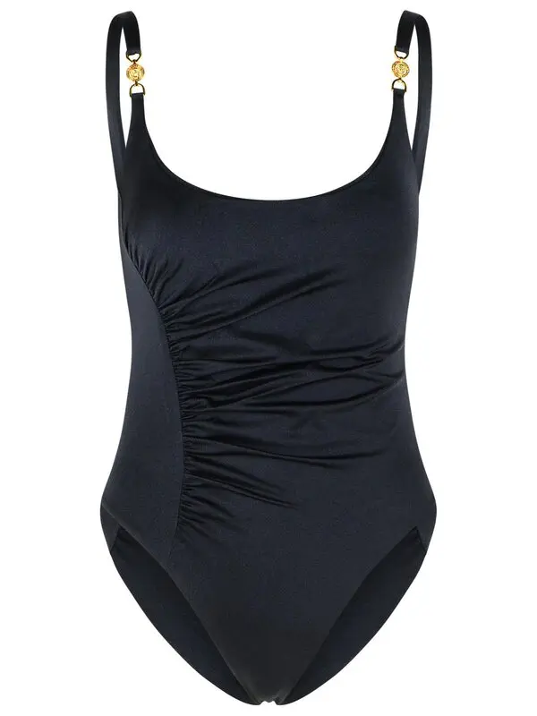 Versace Swimsuit In Polyamide Blend - Black