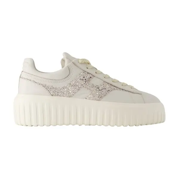 Hogan H Stripes Leather Sneakers - Multicolor