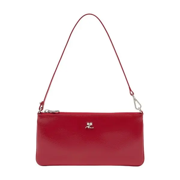 COURREGES Leather Shoulder Bag