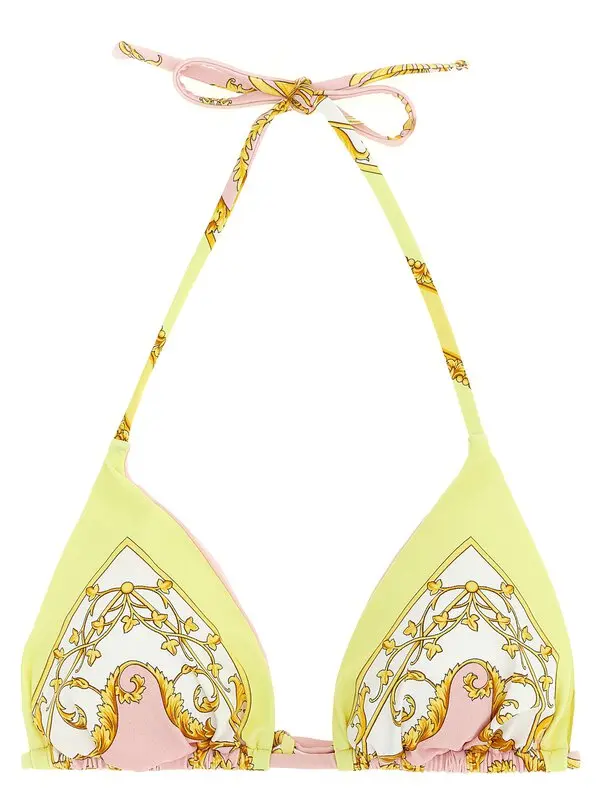 Versace Barocco Bikini Top - Multicolor