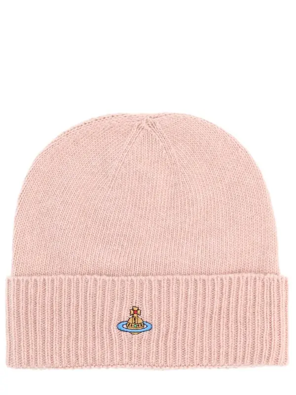 VIVIENNE WESTWOOD Cashmere Beanie - Nude