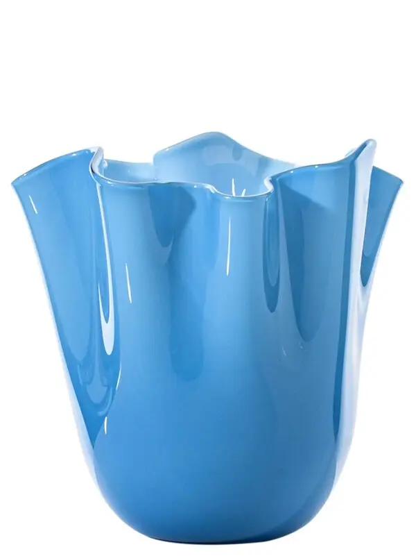 VENINI Fazzoletto' Pot ⌀ 13 Cm - Blue