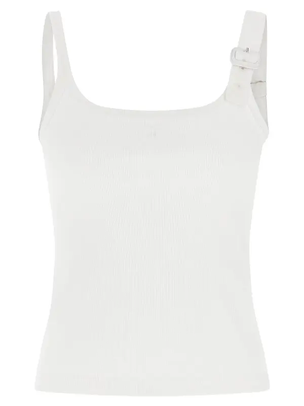 COURREGES Buckle 90's Top - White