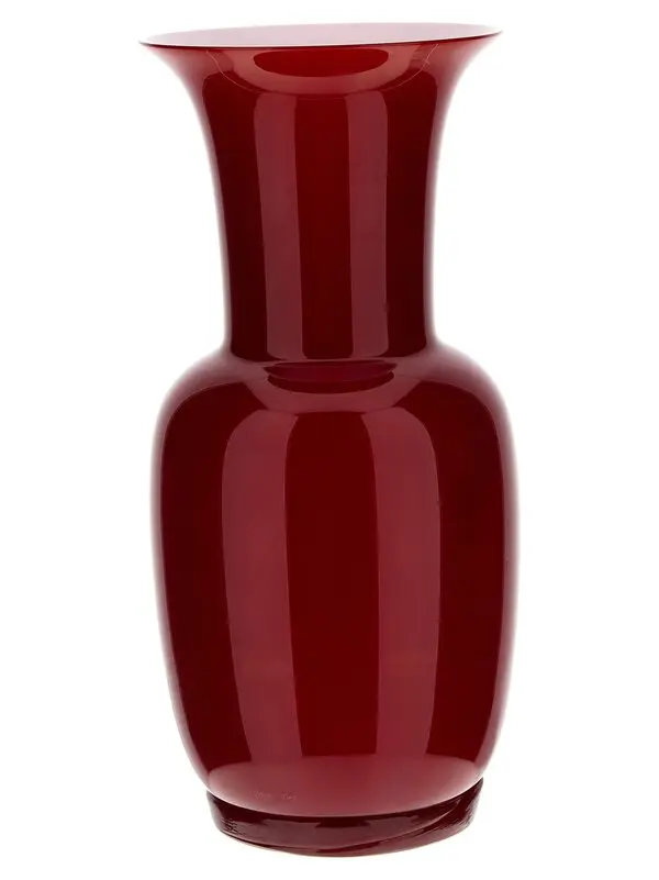 VENINI Opalino' Vase - Red