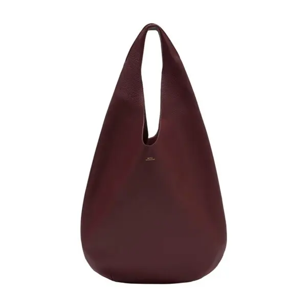 A.p.c. Le Neige Leather Shopper Bag - Red