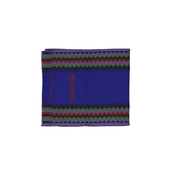 Missoni Wool Scarf - Blue