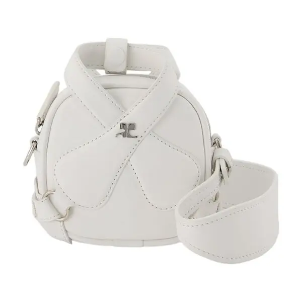 COURREGES Mini X Loop Leather Bag
