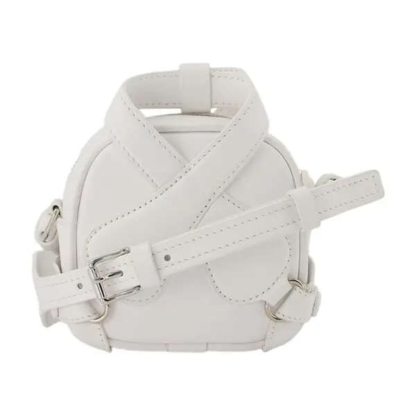 COURREGES Mini X Loop Leather Bag