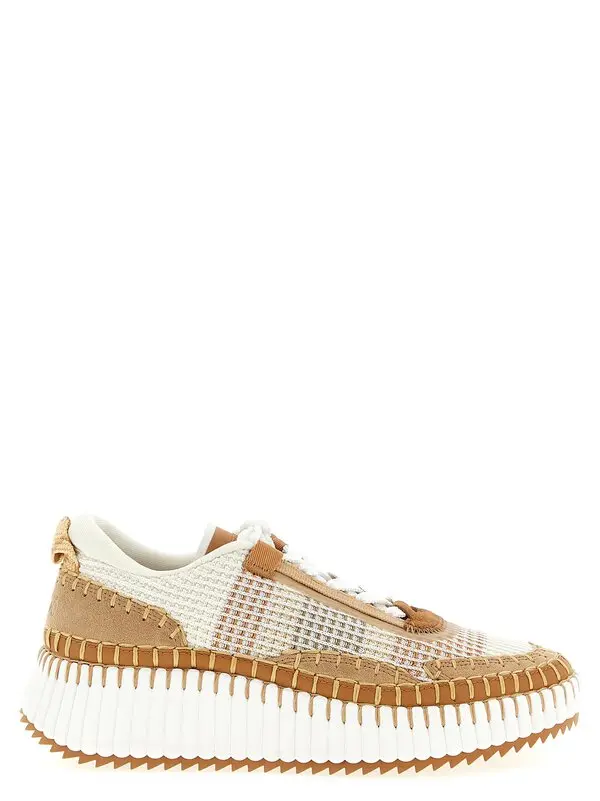Chloé Nama Sneakers - Beige