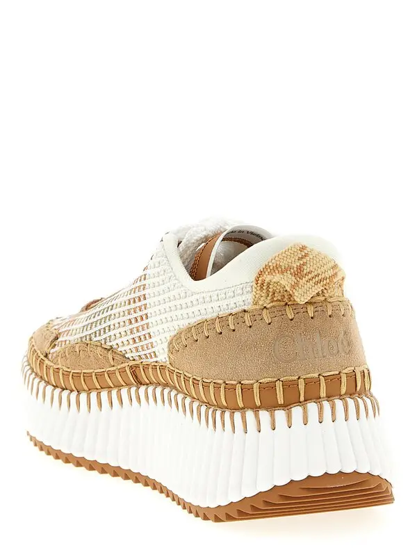 Chloé Nama Sneakers - Beige