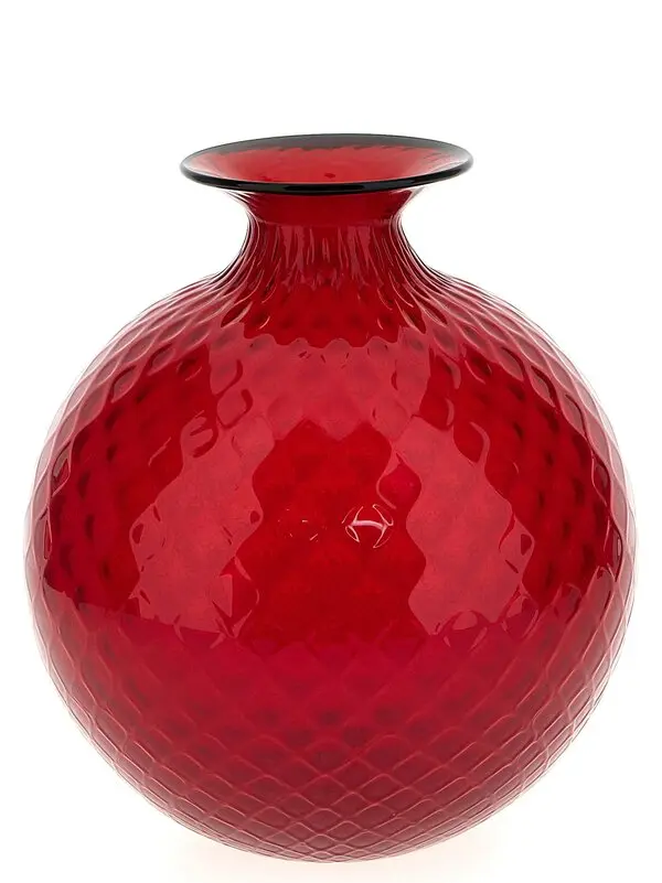 VENINI Monofiore Balloton' Vase - Red