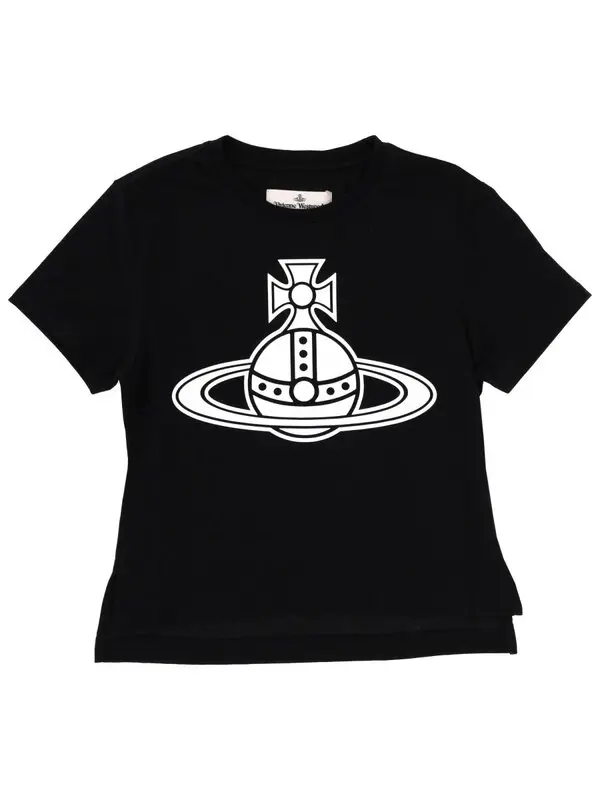 Vivienne Westwood ★オーブハート地球Tシャツ★М★ Vivienne Westwood Paris Orb Mini T-Shirt - Black | Editorialist
